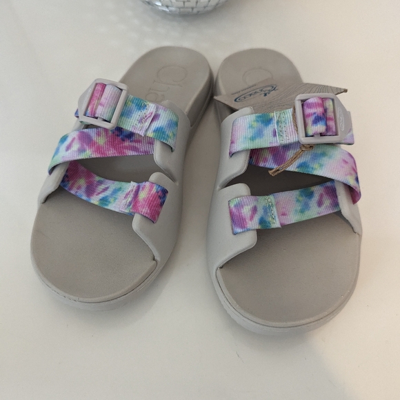 Chaco | Shoes | Nwt Chacos Kids Chillos Slide In Light Tie Dye | Poshmark
